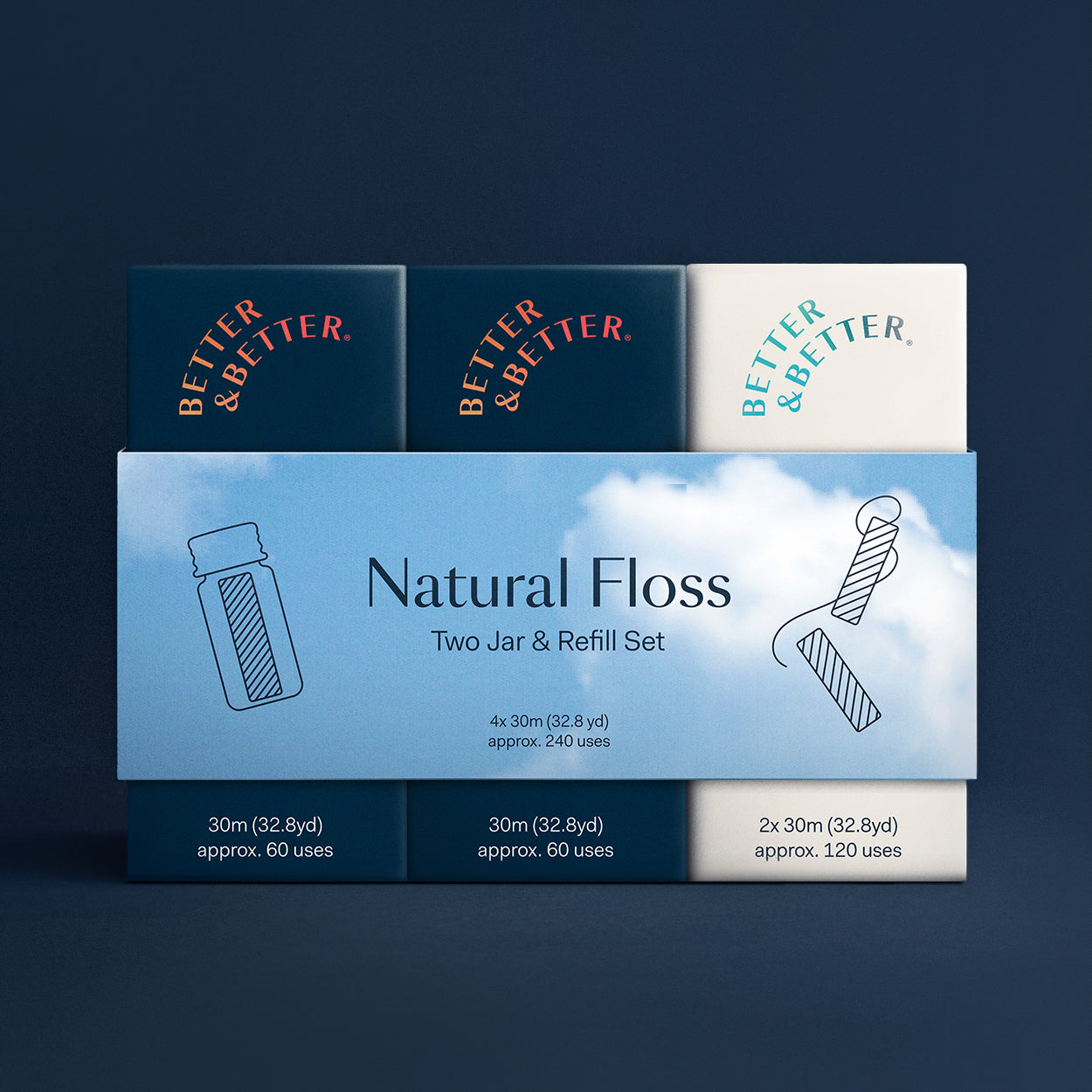 Natural Floss Multi Pack – Better & Better